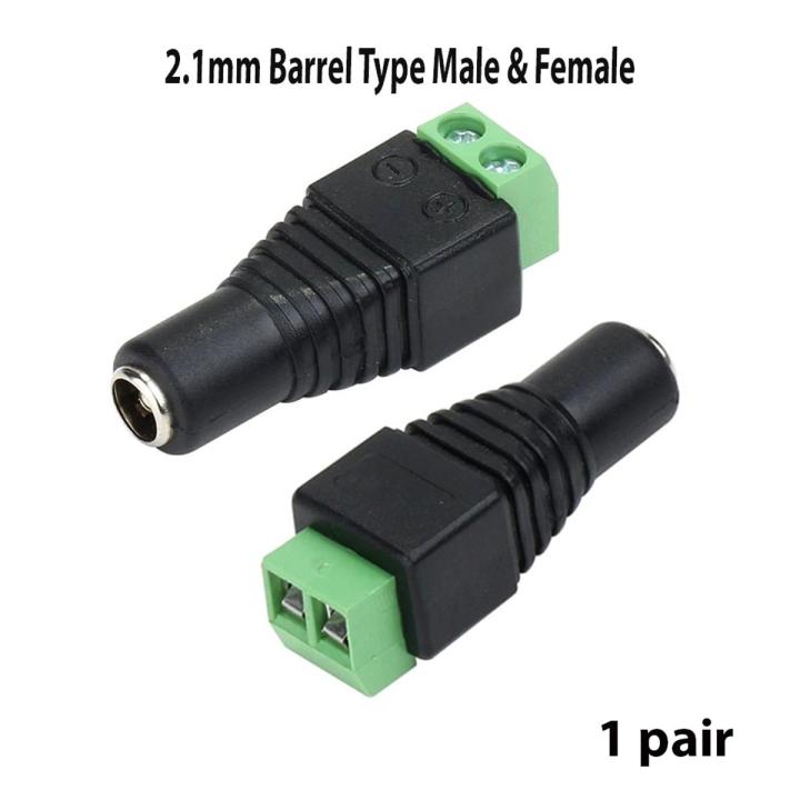 DC Power Jack & Socket 2.1mm Barrel Type Male & Female | Daraz.com.bd