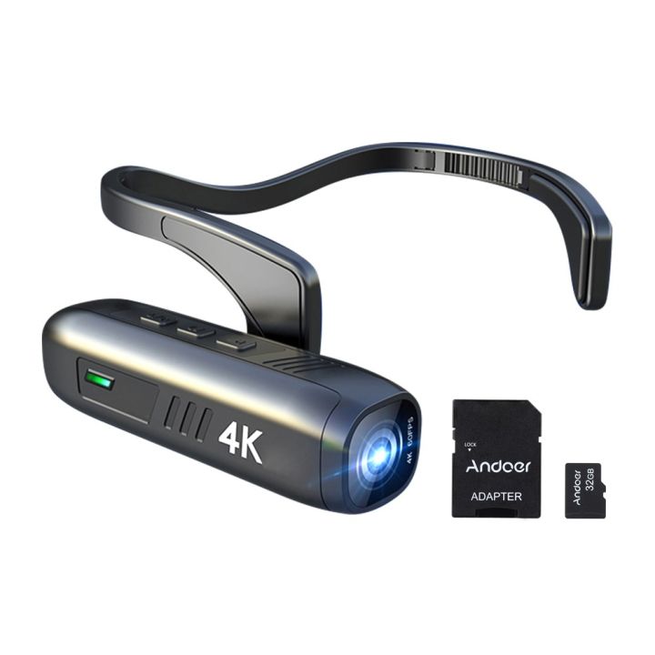 4K head mounted WiFi camera+32GB TF card | Daraz.com.bd