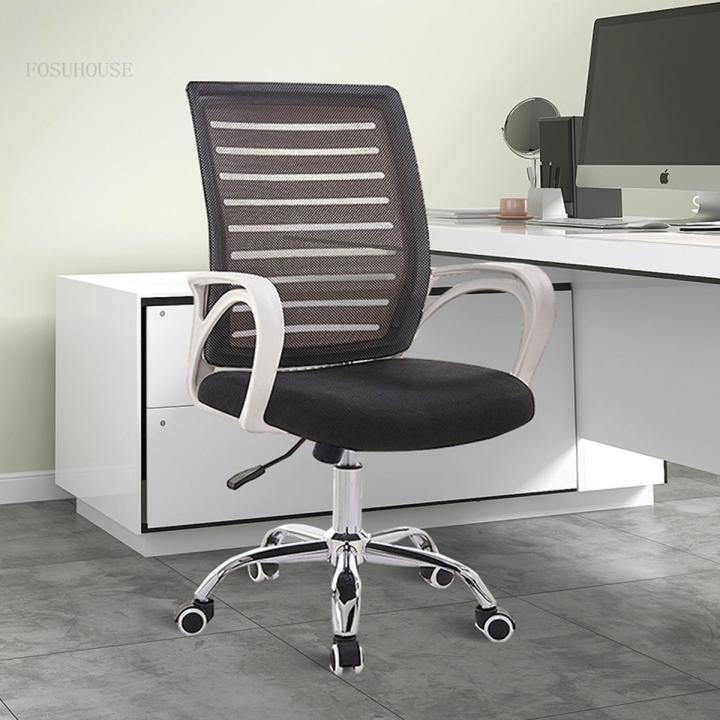 Revolving Chair CL-Ec-02ss White & Black 9k model Smart Office ...