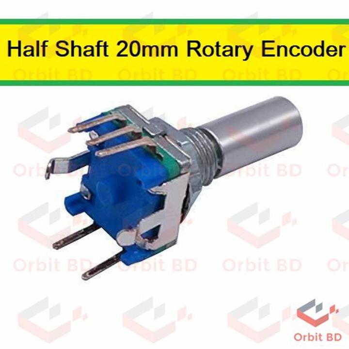 Half Shaft 20mm Rotary Encoder Code Switch Digital Potentiometer 20 ...