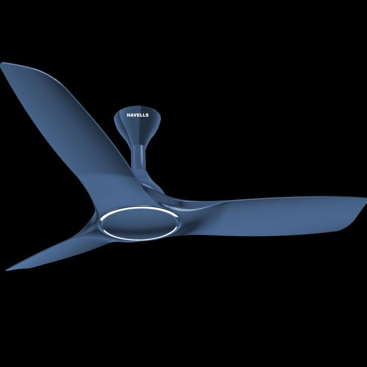 HAVELLS STEALTH AIR 1200MM / 48" Ceiling Fan (Indigo Blue) Made in ...