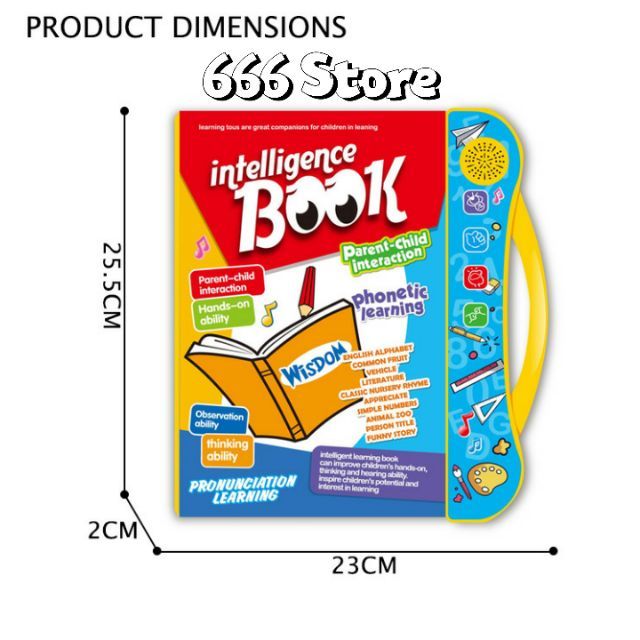 Electronic Learning Study Book for kid Pre-school Education Baby ABC ...