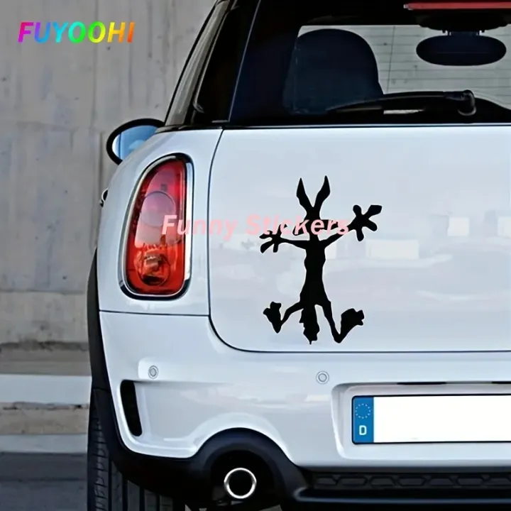 FUYOOHI Vinyl Car Decals Cute Cartoon Animal Car Stickers - Decorate ...
