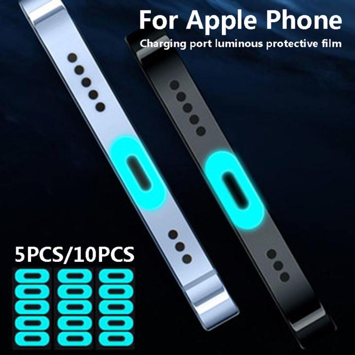5/10PCS Charging Port Protective Film Charging Port Protective Sticker ...