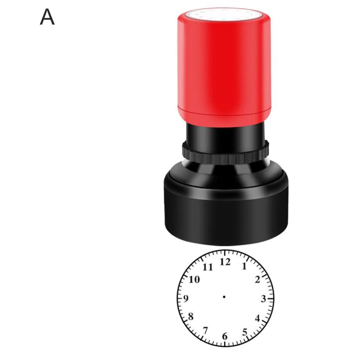 Ink Stamp Educational Easy-cleaning Fast Dry Self-inking Teacher Clock ...