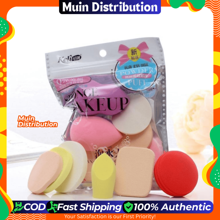 keli 6 Pcs Makeup Sponge set, Makeup Blender Powder Buff Sponge ...