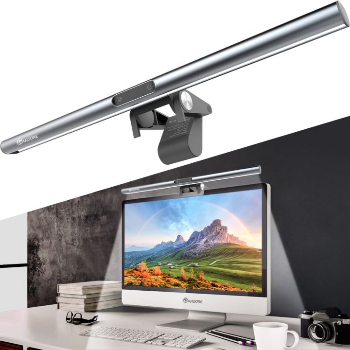 Monitor Light Bar with 1080P Webcam 40cm Touch ScreenBar Computer Lamp ...