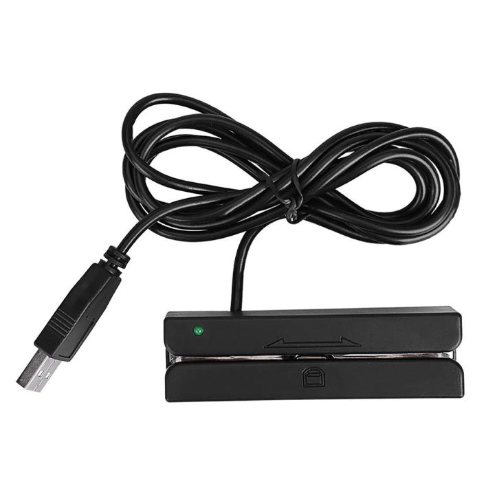MSR90 USB Magnetic Credit Card Reader Stripe Magstripe Scanner 3Tracks ...
