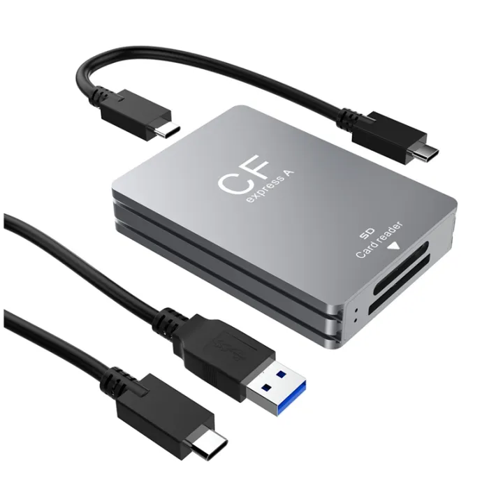 2 in 1 CFexpress Type A SD Card Reader CFExpress Card Reader Adapter ...