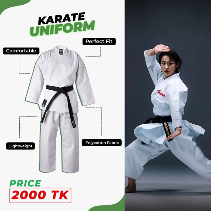 Martial Art Dress - Karate Uniform | Daraz.com.bd