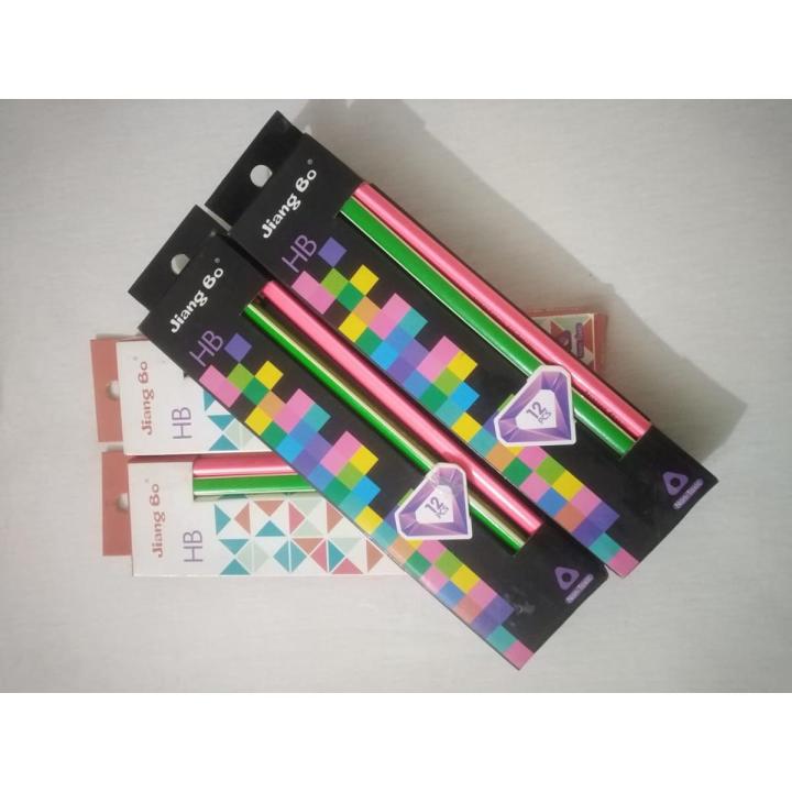 Jiang Bo HB Triangular Shaped 12 pcs | Daraz.com.bd