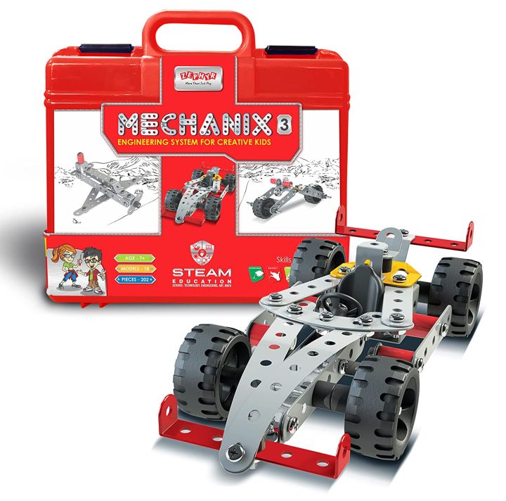 Zephyr Mechanix 3 Smart Bag block building set for kids-01070 | Daraz ...