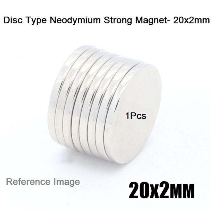 20x2mm DISC Neodymium Magnet 20x2mm Industrial Super Strong Neodymium ...