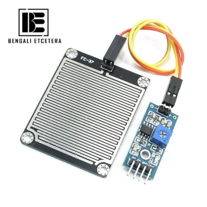 Large Area Rain Sensor Dc 3v 5v Weather Raindrops Rainwater Module Rain Sensors With Digital