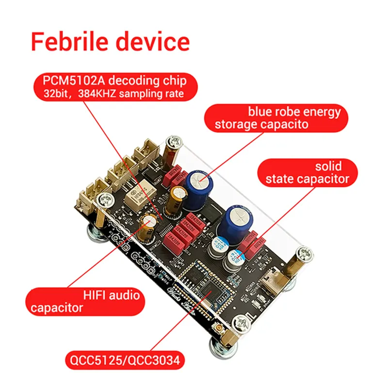 - Qualcomm QCC5125 Bluetooth 5.1 Lossless Decoding Board LDAC Audio ...