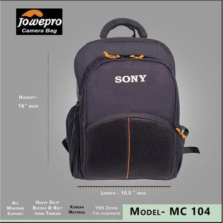 Sony Professional Video Camera Bag Model-104 - Black | Daraz.com.bd