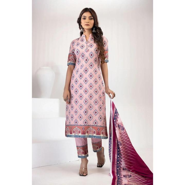 Sunehry Luxury Printed 3pcs | Daraz.com.bd