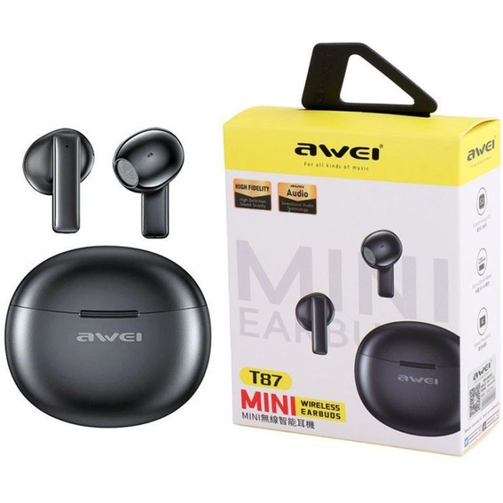 AWEI T87 Bluetooth 5.3 Mini TWS Wireless Earbuds | Daraz.com.bd