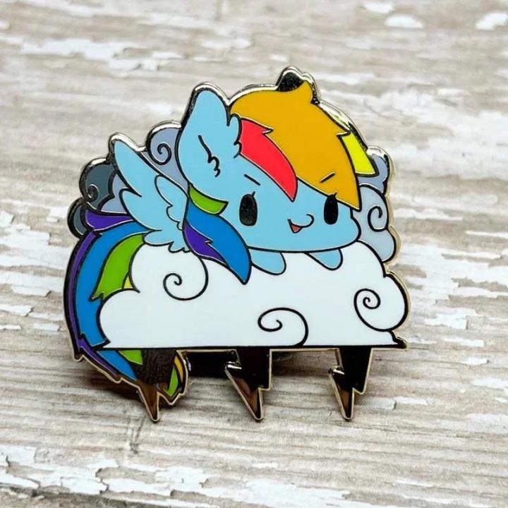 SAKURA Cute Mane 6 Pony Flawed Enamel Pins | Daraz.com.bd