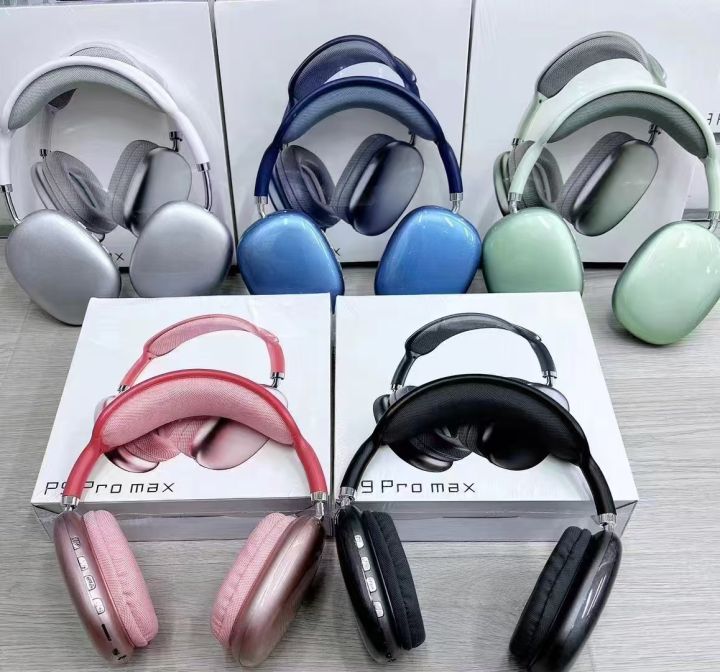 P9 Bluetooth Wireless Headphones With Microphone Noise Cancellation ...