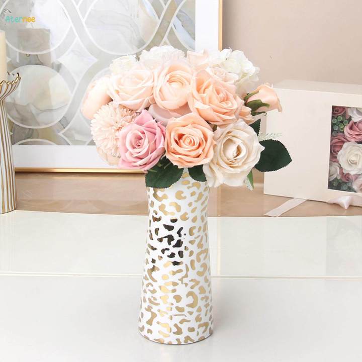 Ceramic Vase Countertop Flower Vases Living Room for Holidays Cafe ...