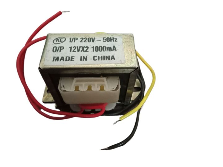 Transformer/Power Supply 12V 1000mA Input: 220V AC 50Hz Output: (1 ...