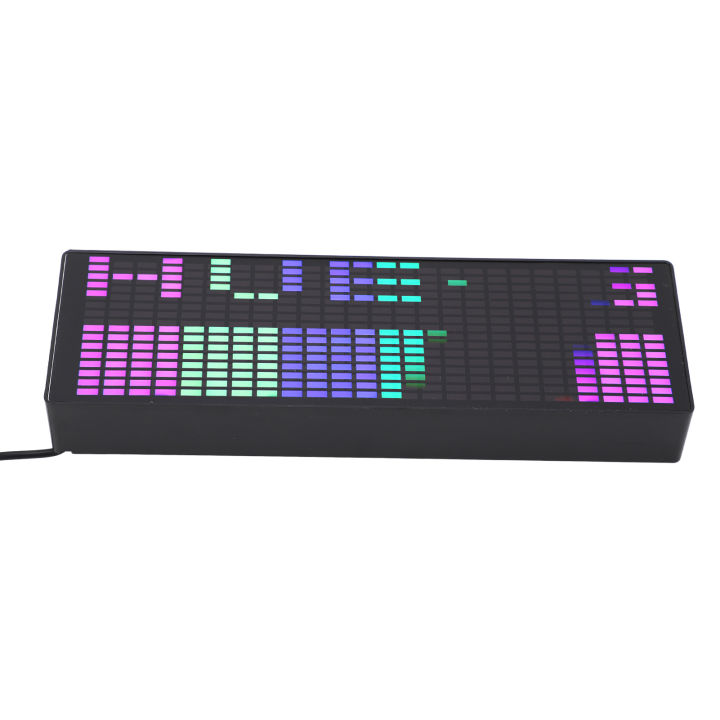 Music Spectrum 384 RGB LEDs 20Dynamic Effects Music Spectrum Analyzer ...