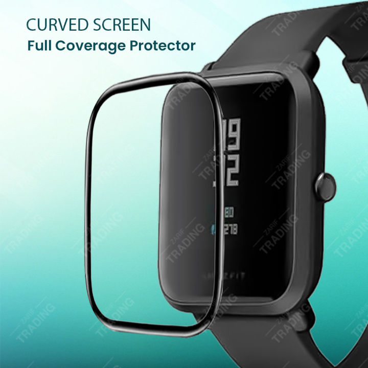 AMAZFIT BIP Smart Watch Full Coverage Plastic Screen Protector | Daraz ...