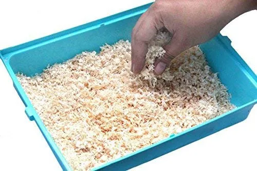 Wood Dust 1Kg Less Bedding Wood Shavings for Hamster, Bird, Chinchillas ...