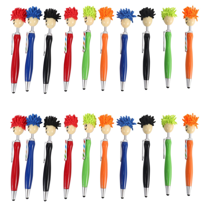 TWEXQNY 20 Pieces Mop Topper Pens Screen Cleaner Stylus Pens 3-In-1 ...