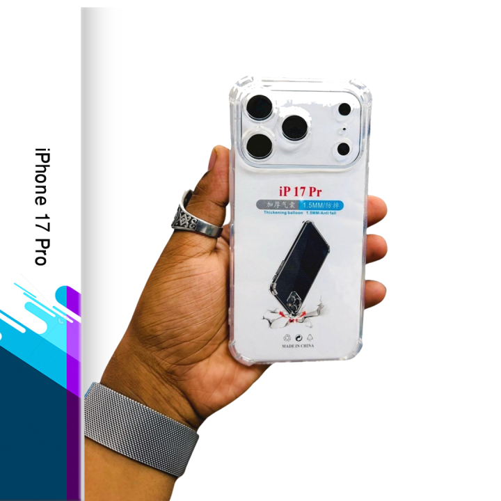 For iPhone 17 Pro - USG Premium Silicone Case Crystal Clear Soft TPU ...