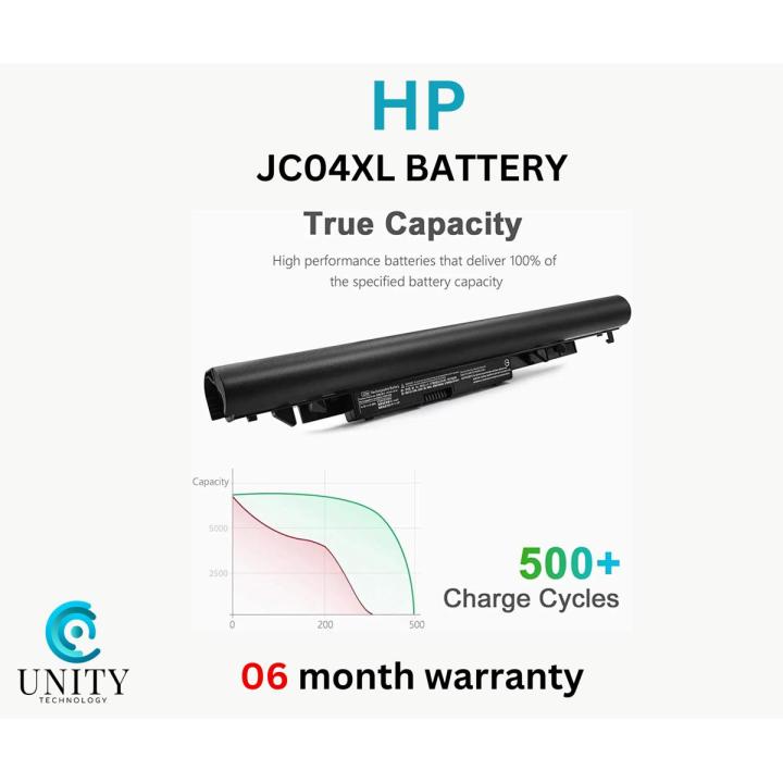 Jc04xl HP JC04 Battery for JC03, JC03031, JCO3, JCO4, 240 G6, 245 G6 ...