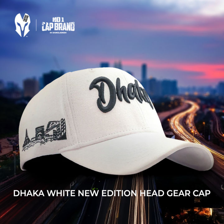 DHAKA WHITE NEW EDITION HEAD GEAR CAP | Daraz.com.bd
