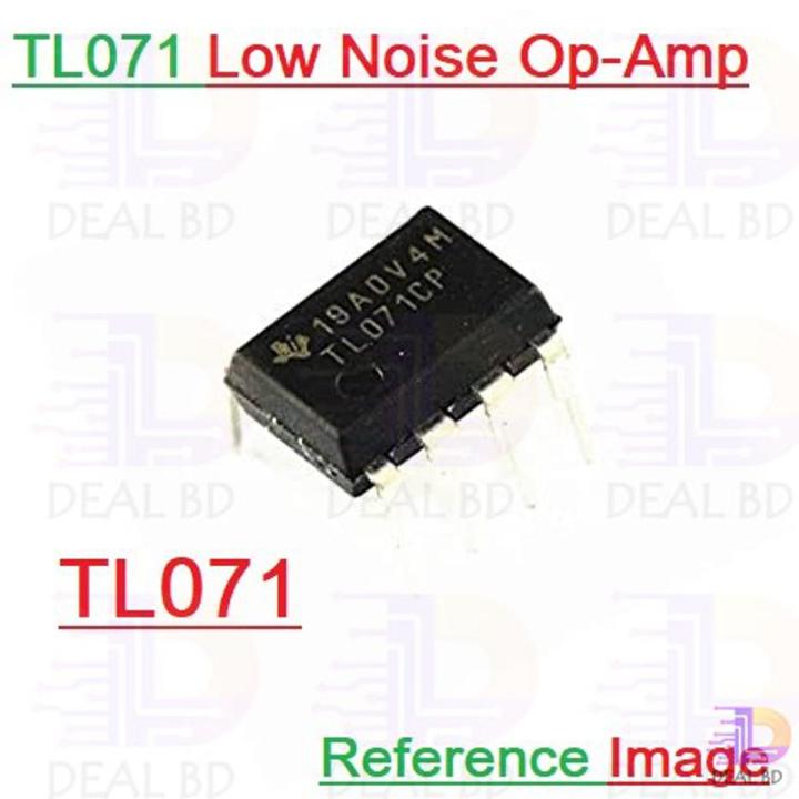 TL071CP TL071 Low Noise JFET Dual Input Operational Amplifier OPAM Breadboard Friendly IC DIP 8 ...