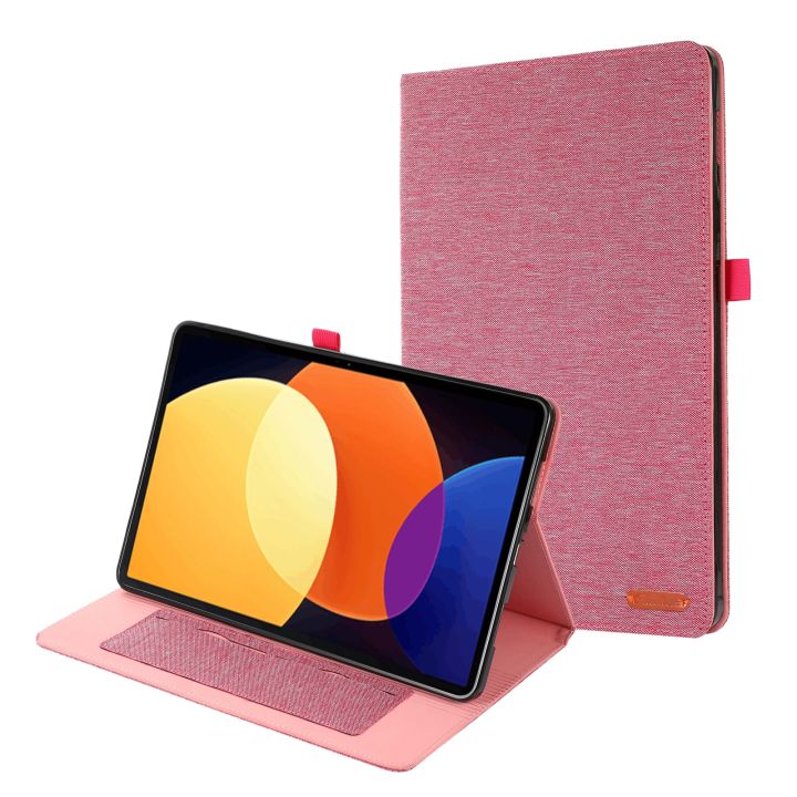 For Xiaomi Mi Pad 5 Pro 12.4 Fabric Leather Tablet Case | Daraz.com.bd