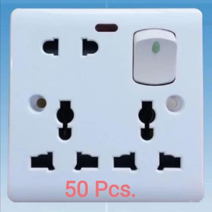Electric Multi Socket 8 Pin With indicator(null) | Daraz.com.bd