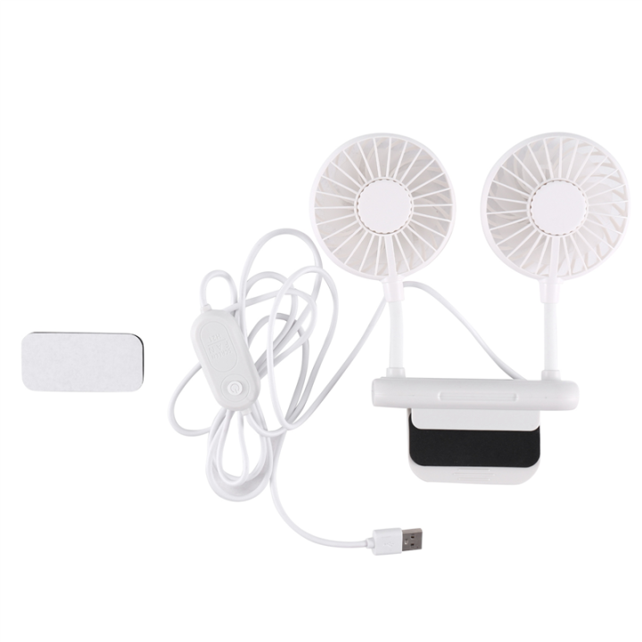 3 Speeds Desktop Table Cooling Fan with Adjustable Clamp White | Daraz ...