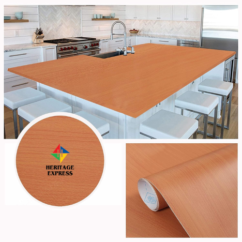 Wood Grain Contact Paper Vinyl Self Adhesive Shelf Liner for Kitchen ...