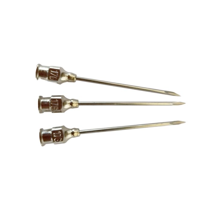 veterinary steel syringe needle 17G 1.5 inch 12p Use For Cow | Daraz.com.bd