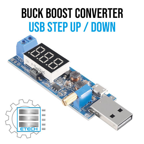 Boost Buck Converter USB Step UP / Down Power Supply Module DC-DC 5V to ...