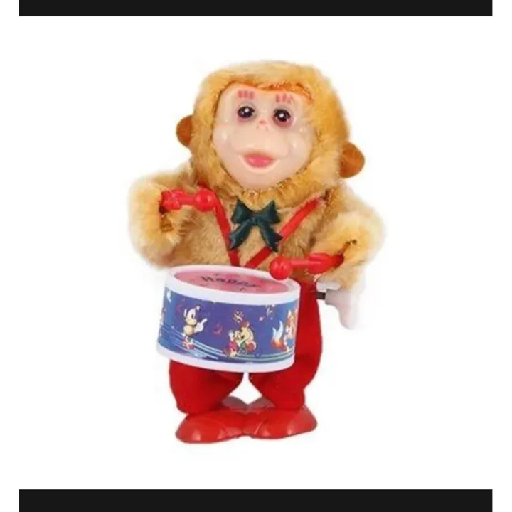 Monkey Drummer Toy with Drumming and Dancing Action for Kids | Daraz.com.bd