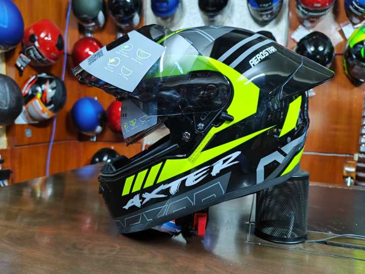 AEROSTAR AXTER Full Face Helmet ISI And Dot Certified for Men and Women ...