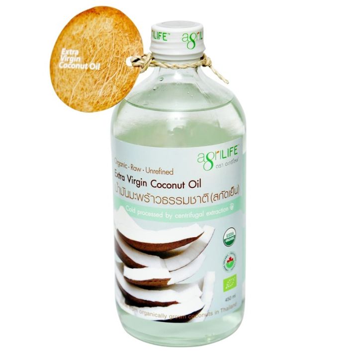 Agrilife Organic Extra Virgin Coconut Oil 450ml | Daraz.com.bd