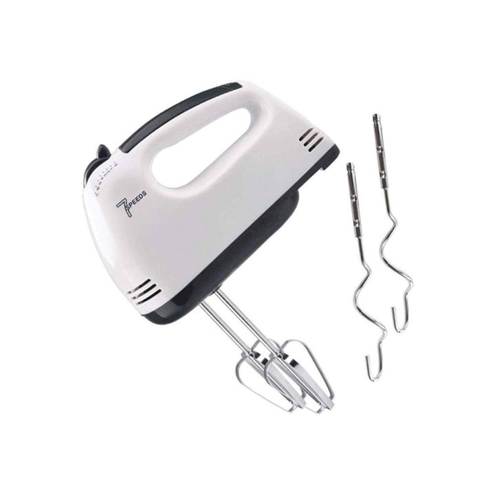 7 Speed Electric Egg Bitter Hand Mixer 260 Watt - White | Daraz.com.bd