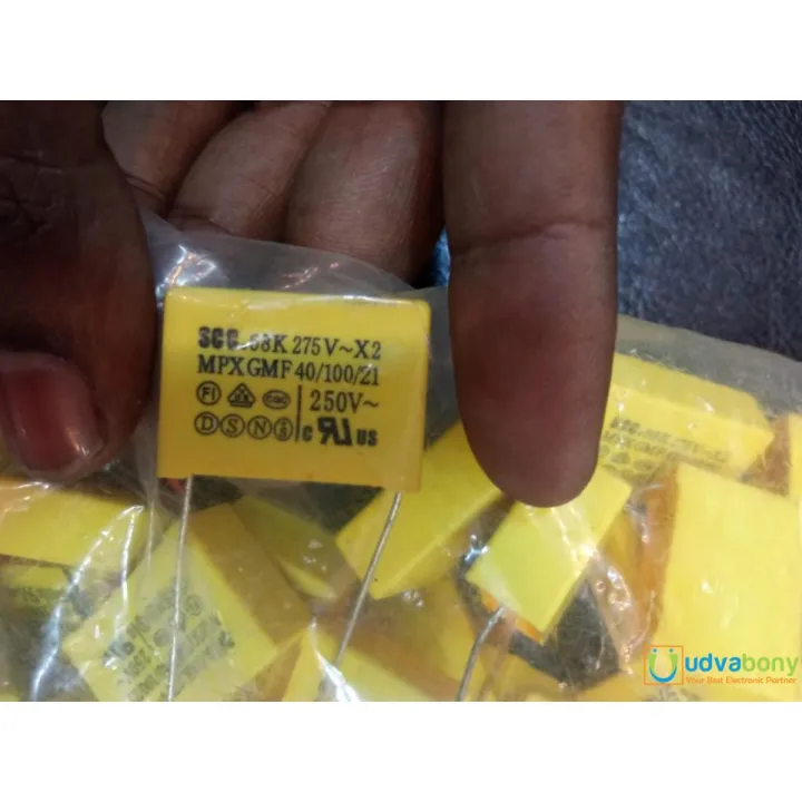 3Pcs- Box Type 0.68K 275VAC Electric Power Polypropylene Metal Film ...