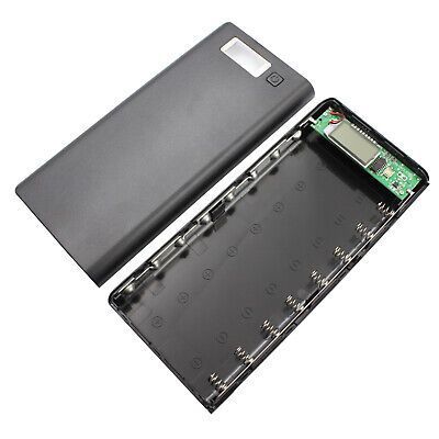 DIY Battery Charger Box 8 Cell Lithium Battery Power Case Digital ...