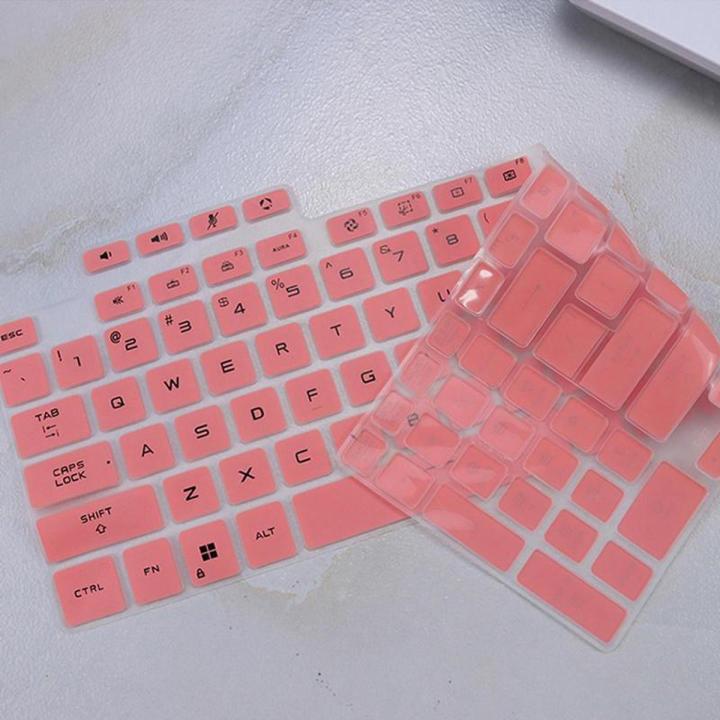 15.6 inch Waterproof Silicone Keyboard Cover Durable Membrane Tight Fit ...