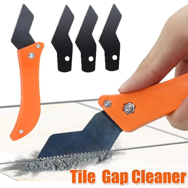 【Sell-Well】 Steel Tile Gap Grout Cleaning Remover Space Saving with ...