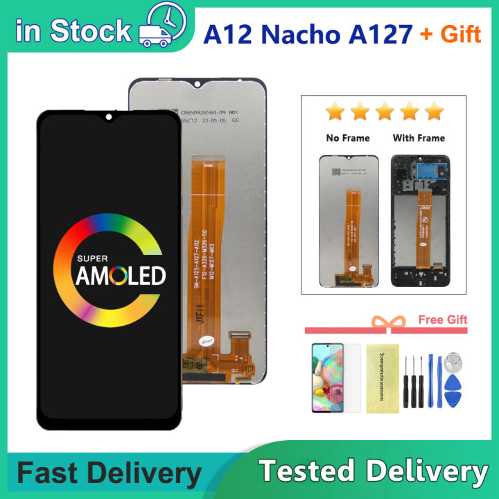 【Hottest Trends】 6.5'' For A12 Nacho -A127F A127 LCD with frame Display ...