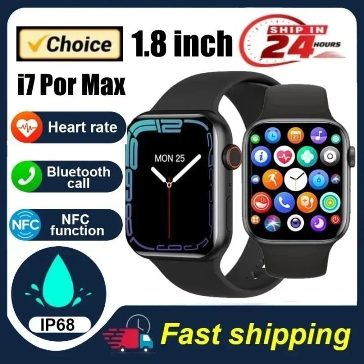 2024 New Smart Watch i8 Pro Max Series8 Smartwatch 1.8inch Bluetooth Call Heart Rate Women Men ...